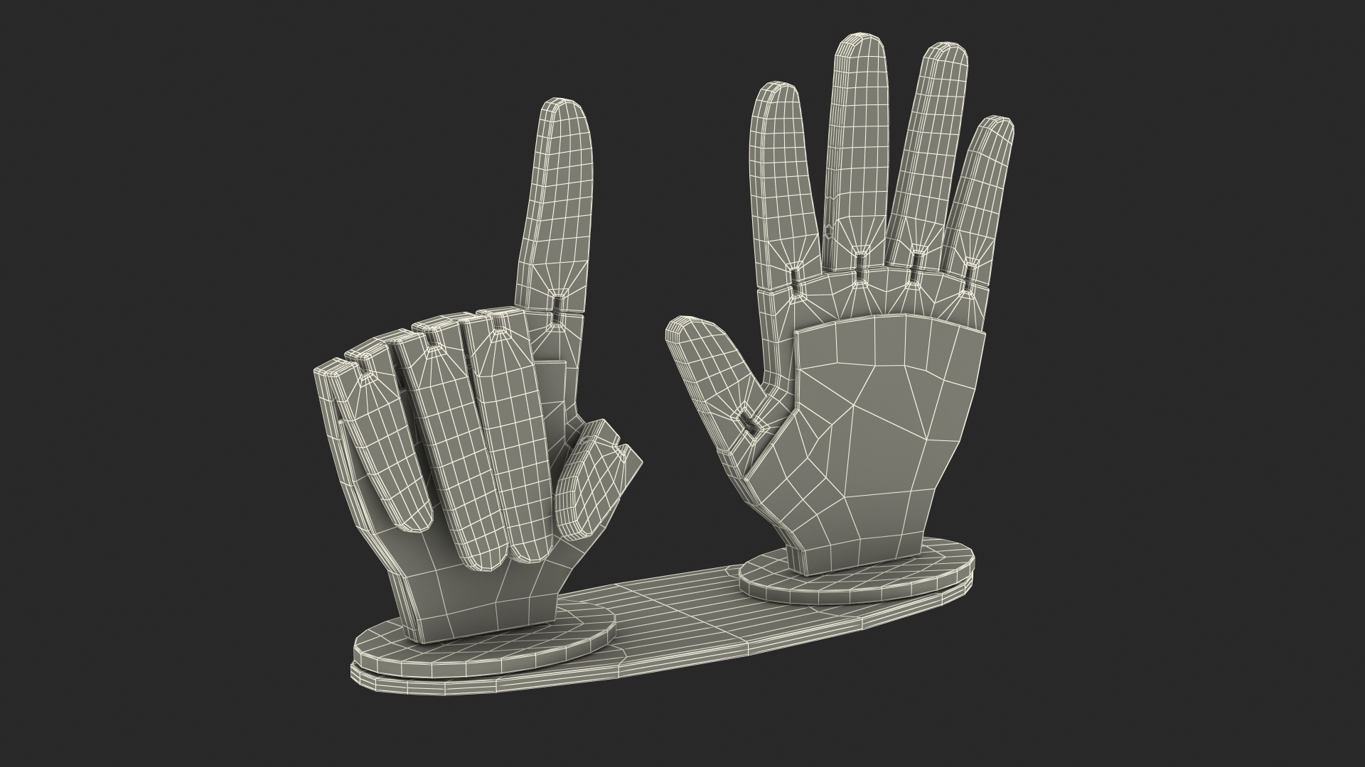 3D Counting Hands Index Finger Up Model - TurboSquid 1818395