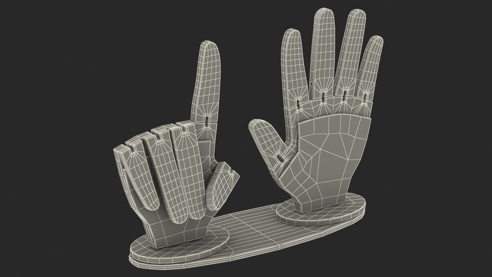 3D Counting Hands Index Finger Up Model - TurboSquid 1818395