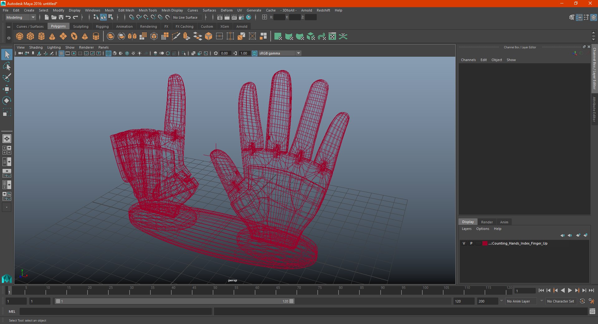 3D Counting Hands Index Finger Up model - TurboSquid 1818395