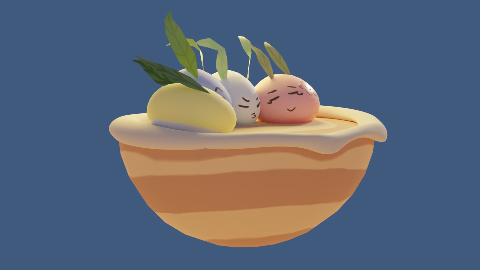 Japanese Snow Rabbit Group Hug 3D Model - TurboSquid 1765653