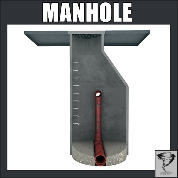 manhole man hole 3d model