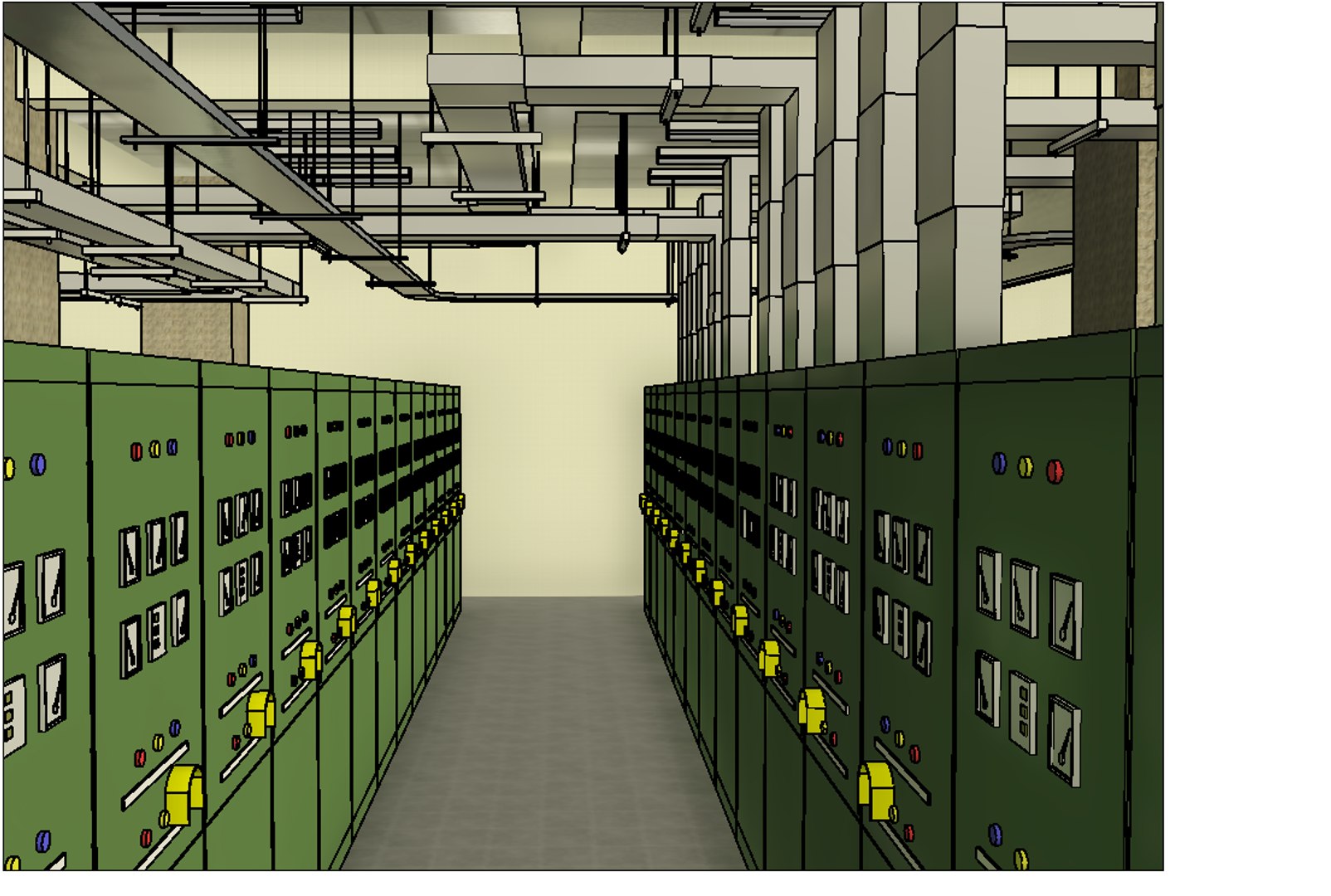 3D SUBSTATION AND PANELS Model - TurboSquid 2348311