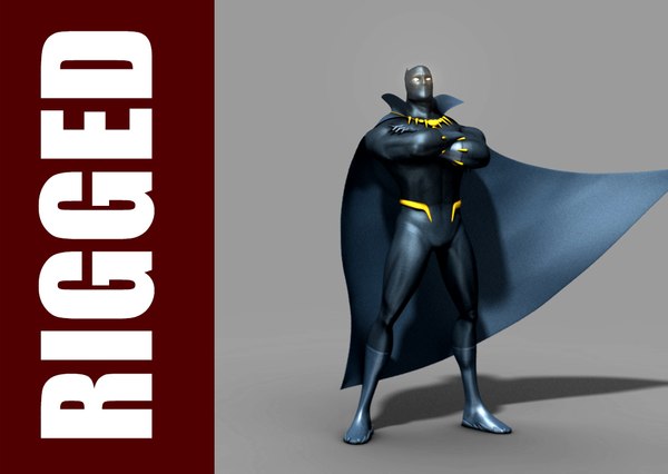 Free Superhero 3D Models for Download | TurboSquid