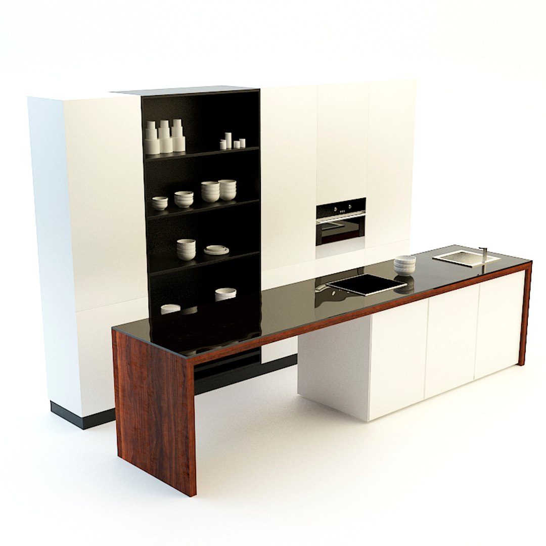 3d Max Modern Kitchen