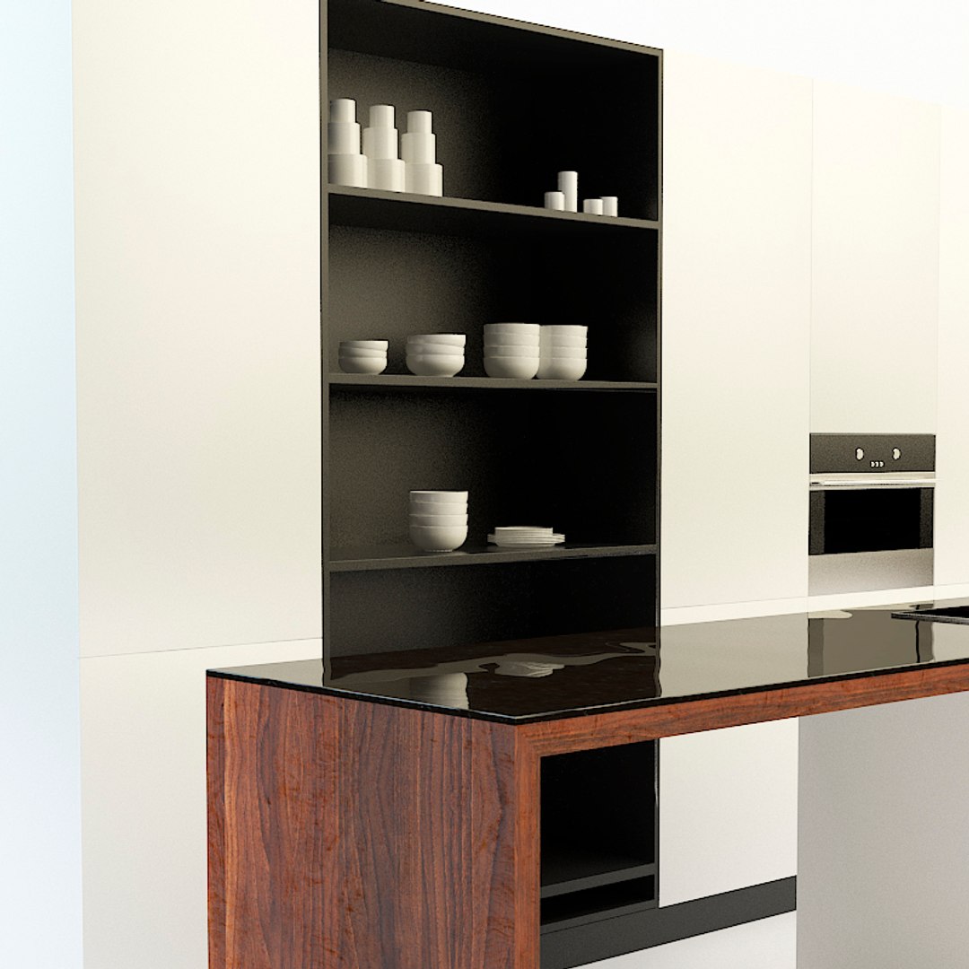 3d Max Modern Kitchen