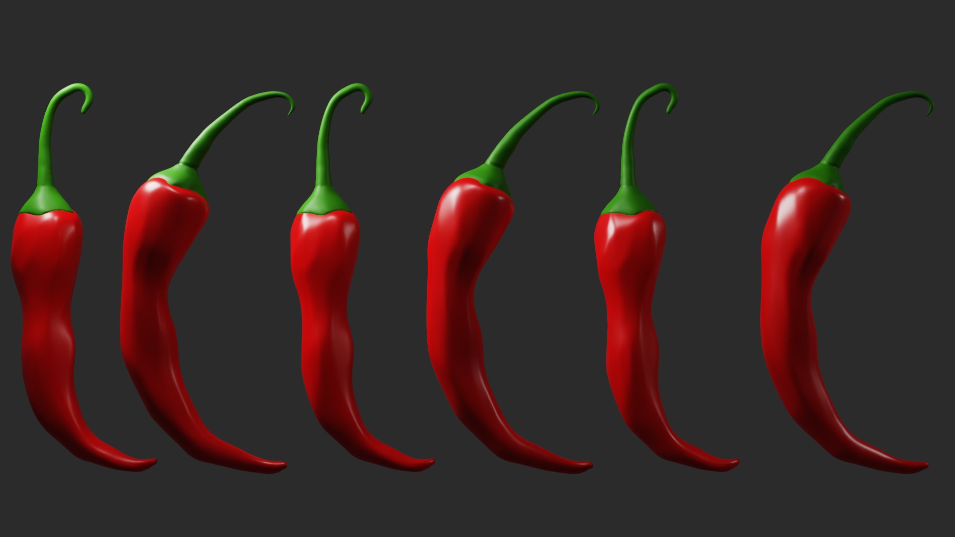 3D Chili - TurboSquid 1907731