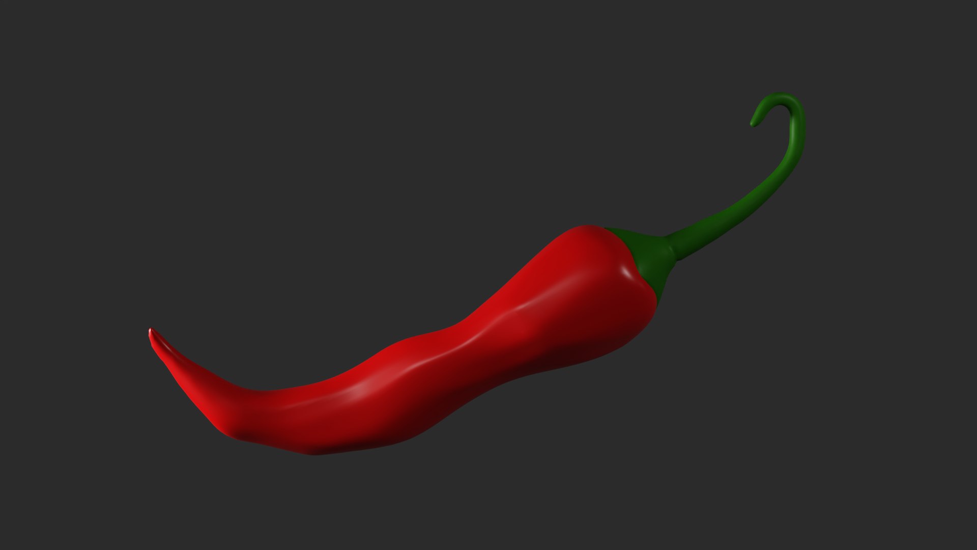 3D Chili - TurboSquid 1907731