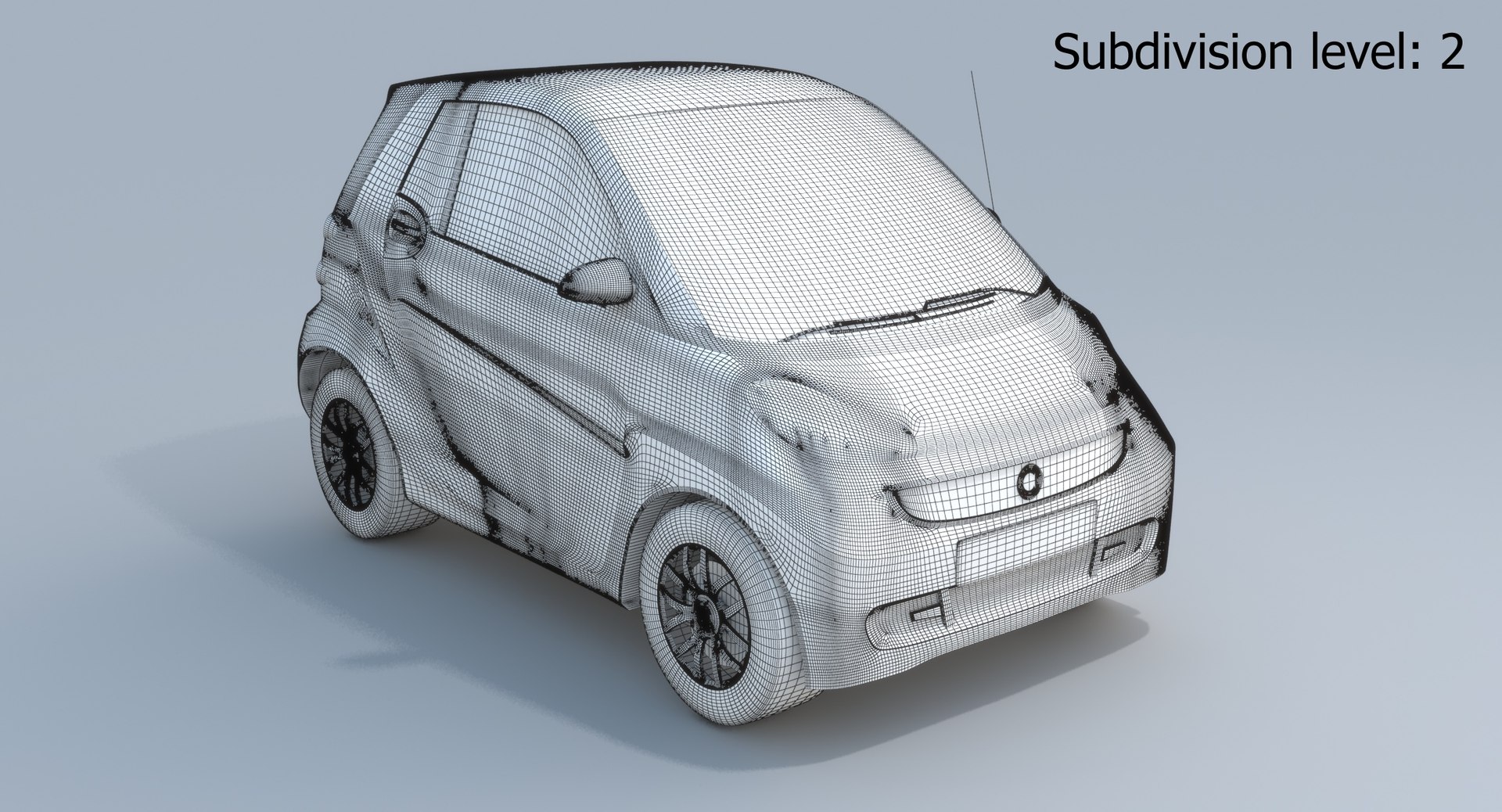 3D model smart fortwo electric drive - TurboSquid 1208278