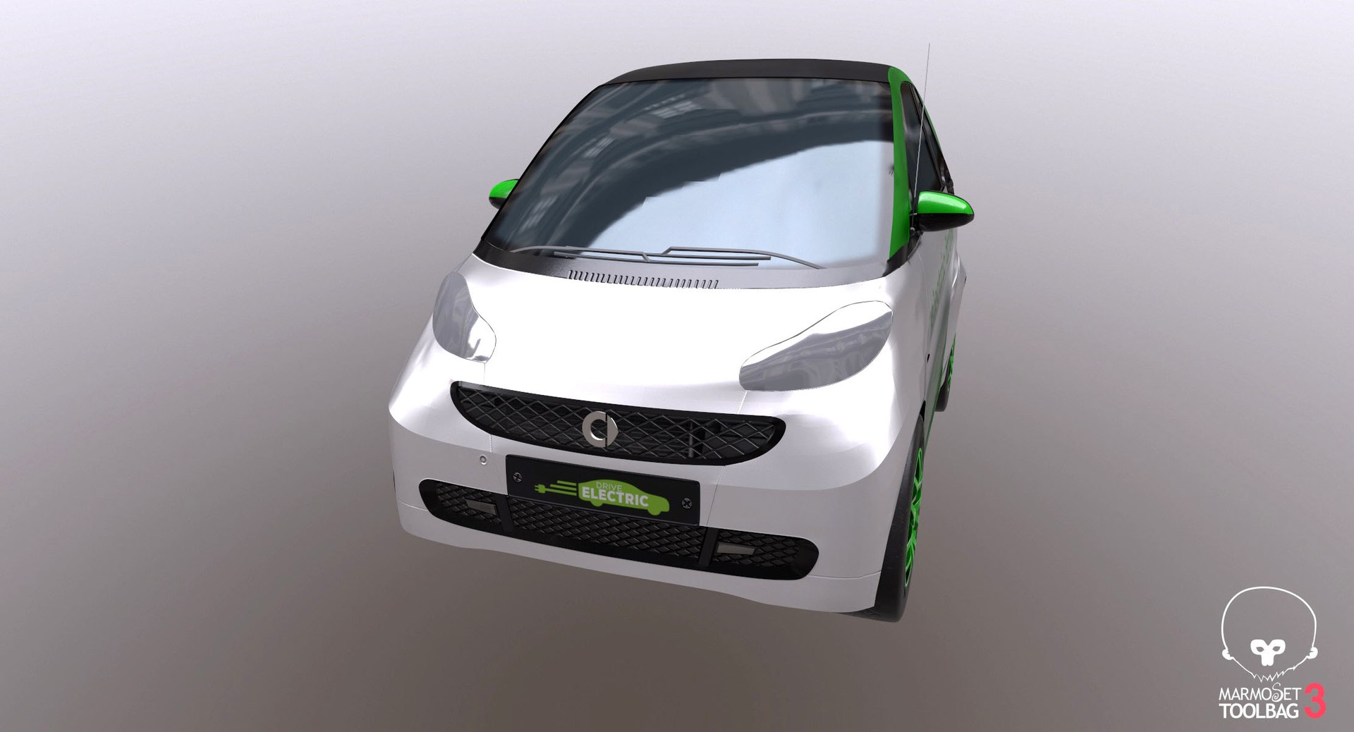 3D model smart fortwo electric drive - TurboSquid 1208278
