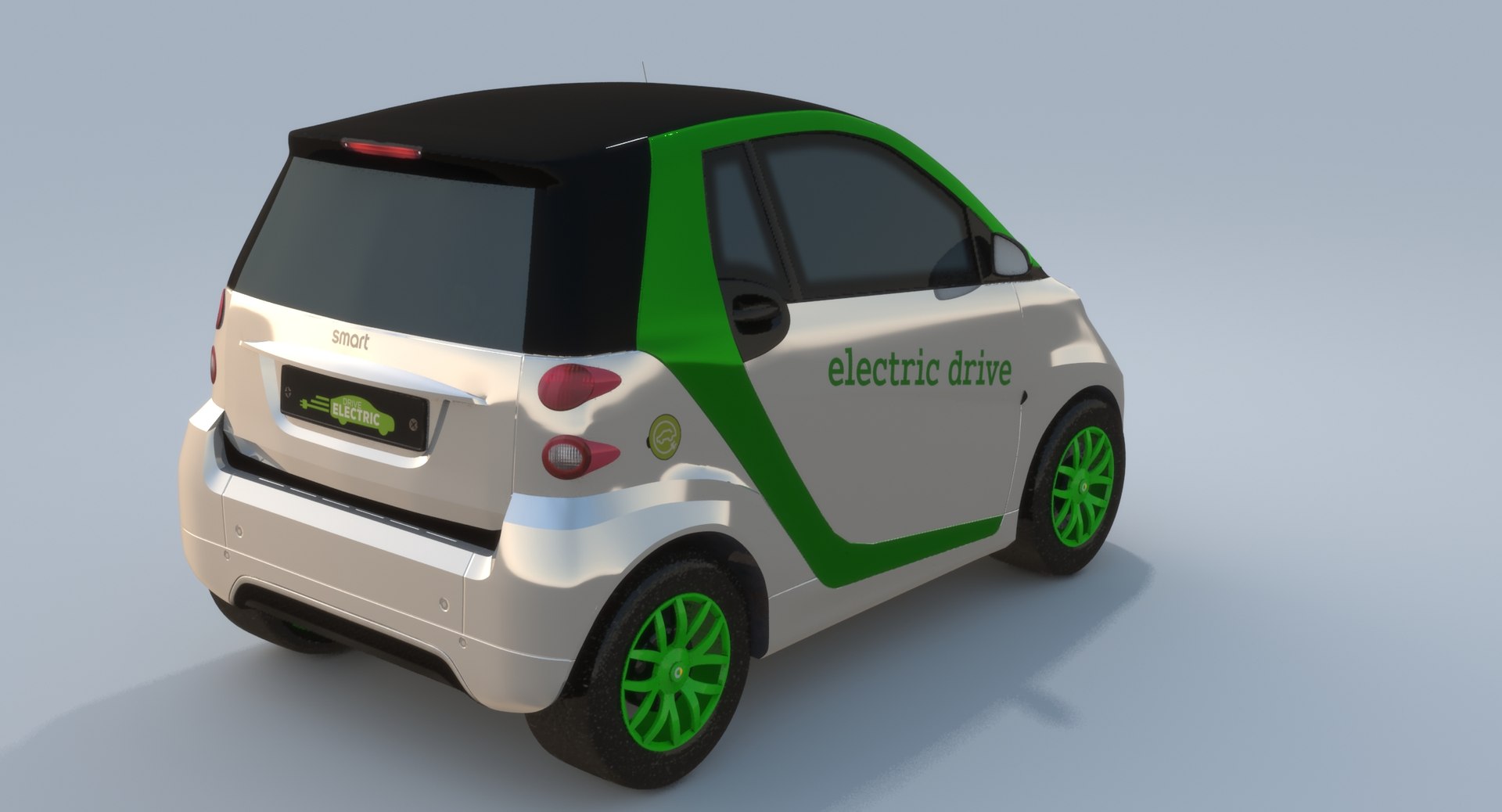 3D model smart fortwo electric drive - TurboSquid 1208278