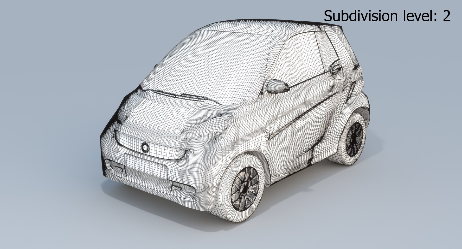 3D model smart fortwo electric drive - TurboSquid 1208278