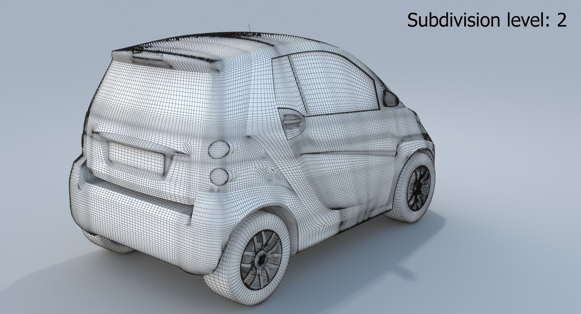 3D model smart fortwo electric drive - TurboSquid 1208278