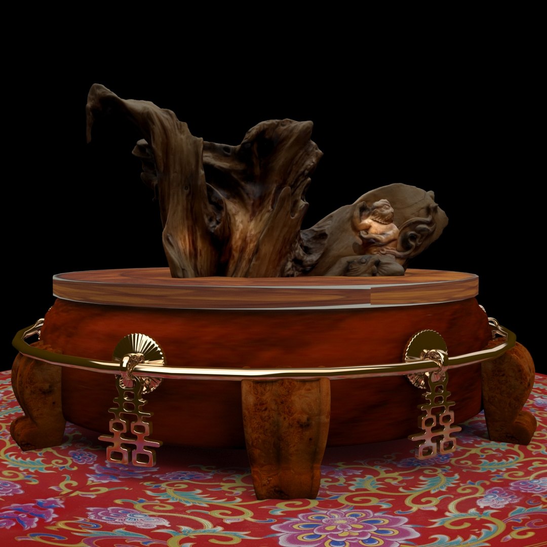 Chinese Wood Root Carving Sculpture 3D - TurboSquid 2280095