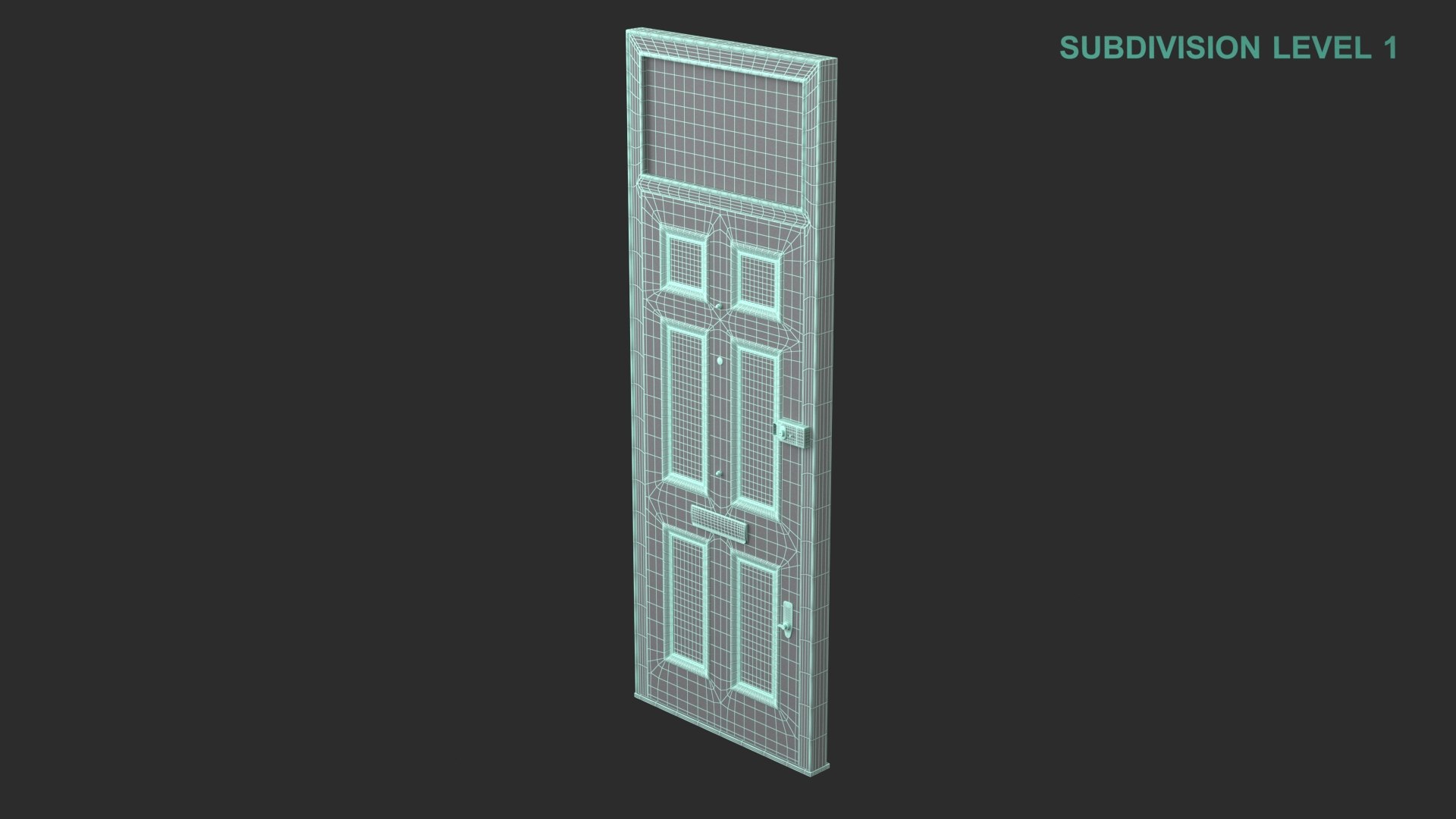 Exterior Door 3D model - TurboSquid 1886941