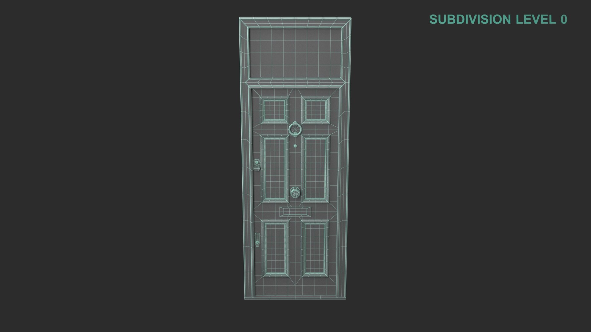 Exterior Door 3D model - TurboSquid 1886941