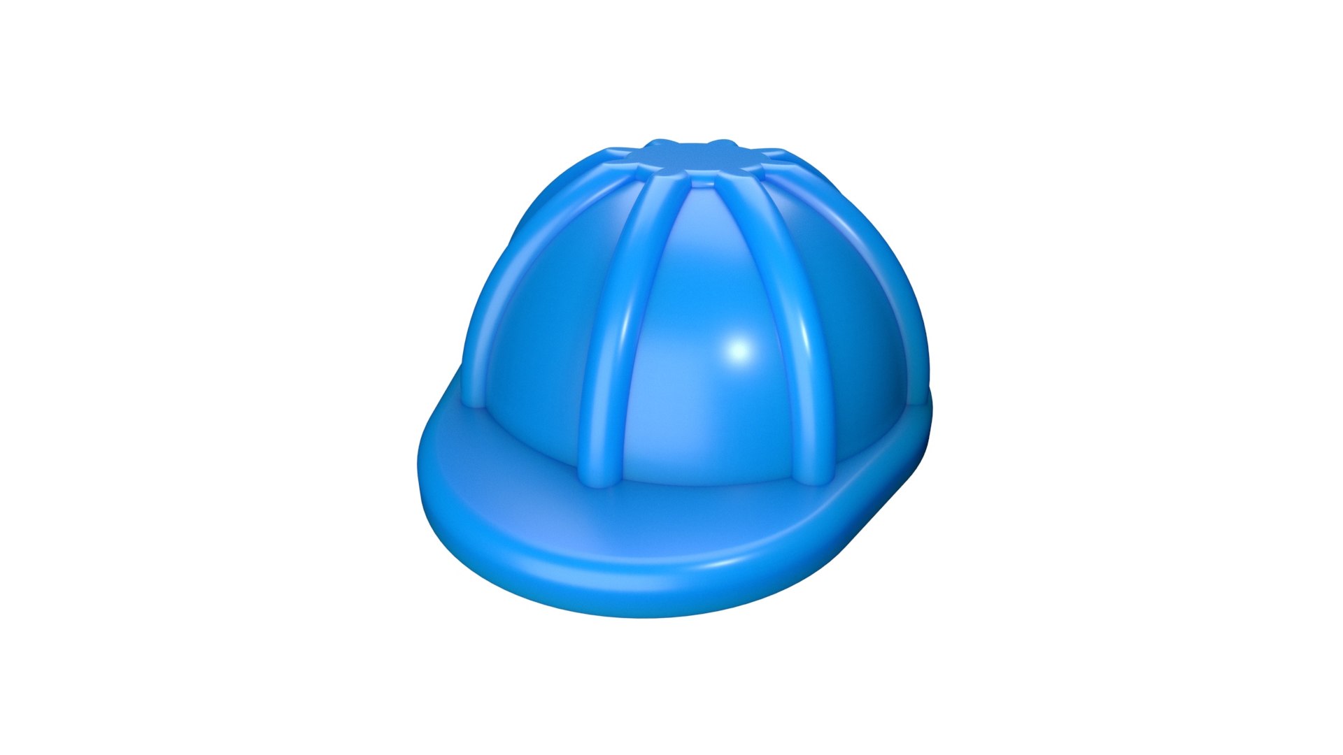 Lego brick helmet 3D model - TurboSquid 1642721