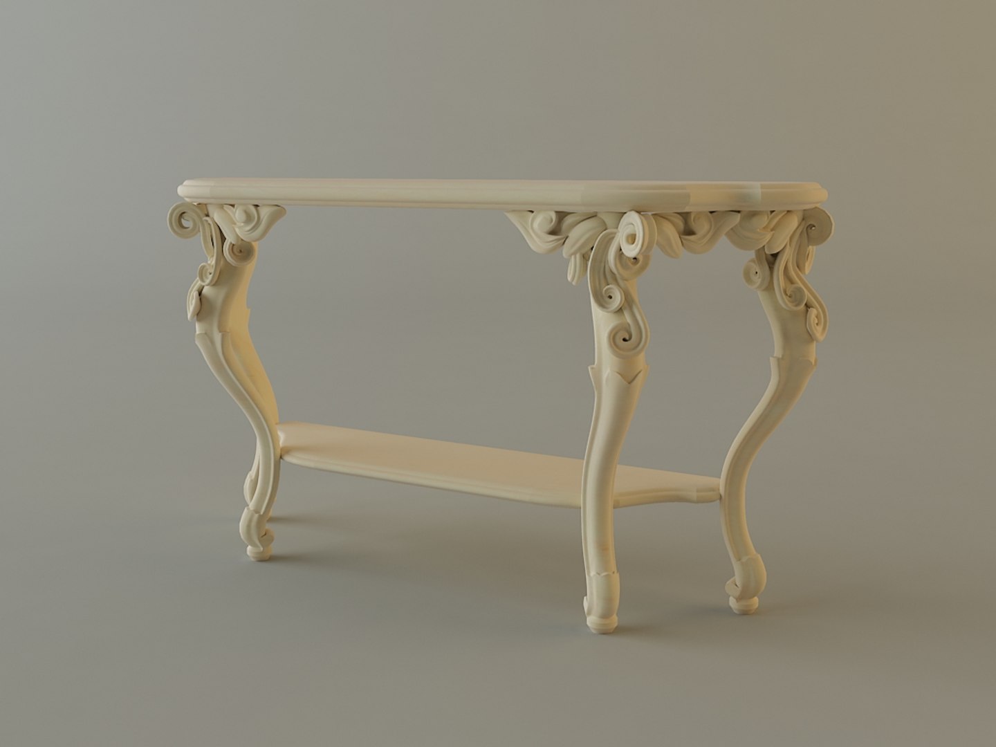 table console classical 3d max