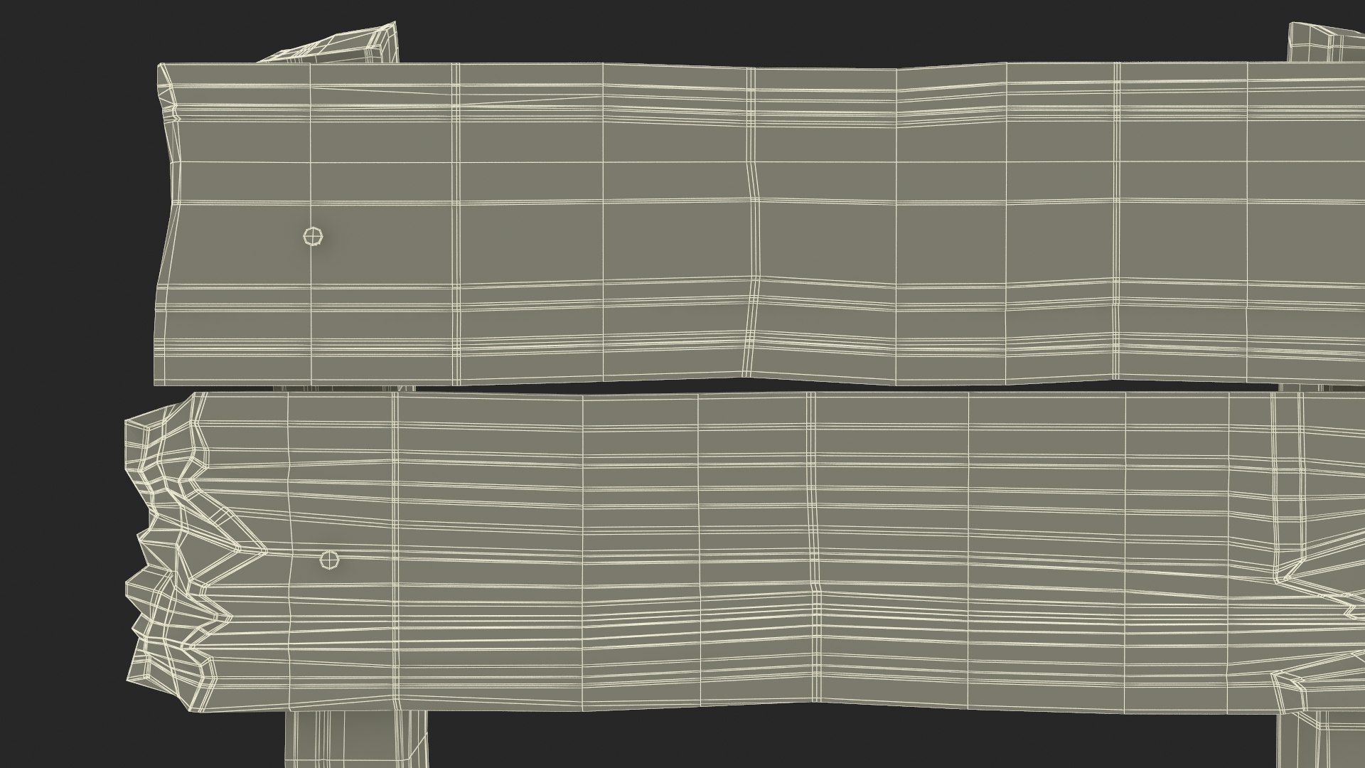 3D model Aged Rustic Wooden Signpost - TurboSquid 2111756