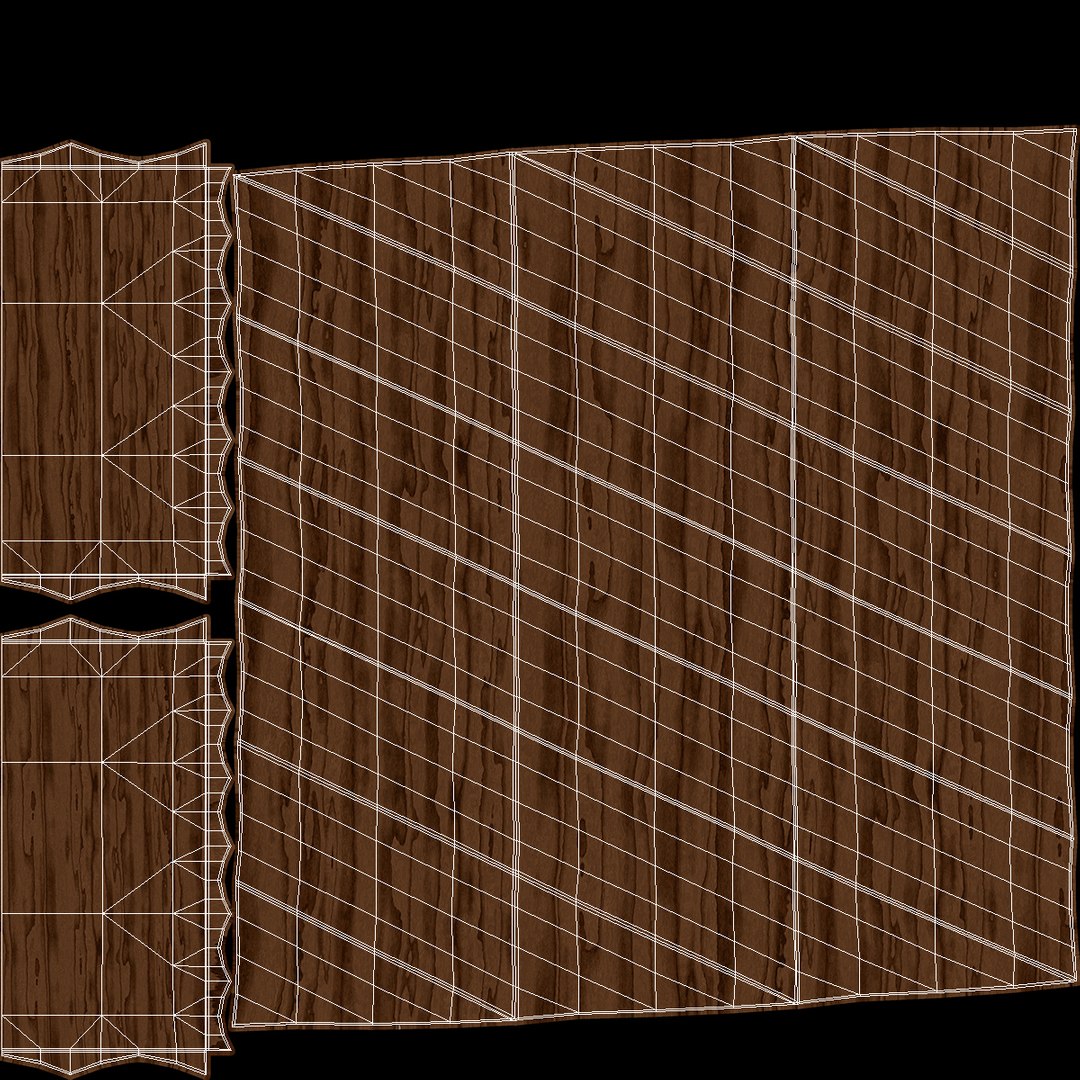 3D Wall Panel Half Pipe Wood 3D Model - TurboSquid 1907962