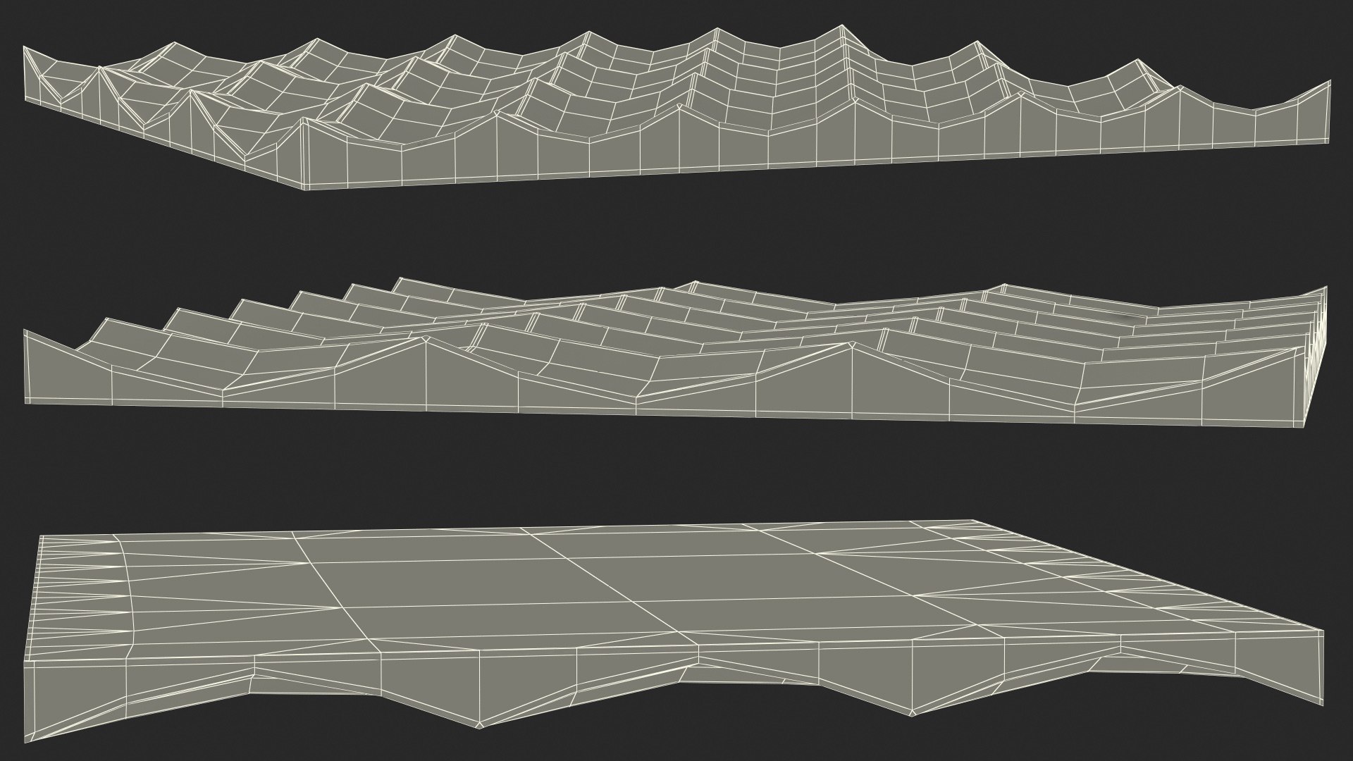 3D Wall Panel Half Pipe Wood 3D model - TurboSquid 1907962