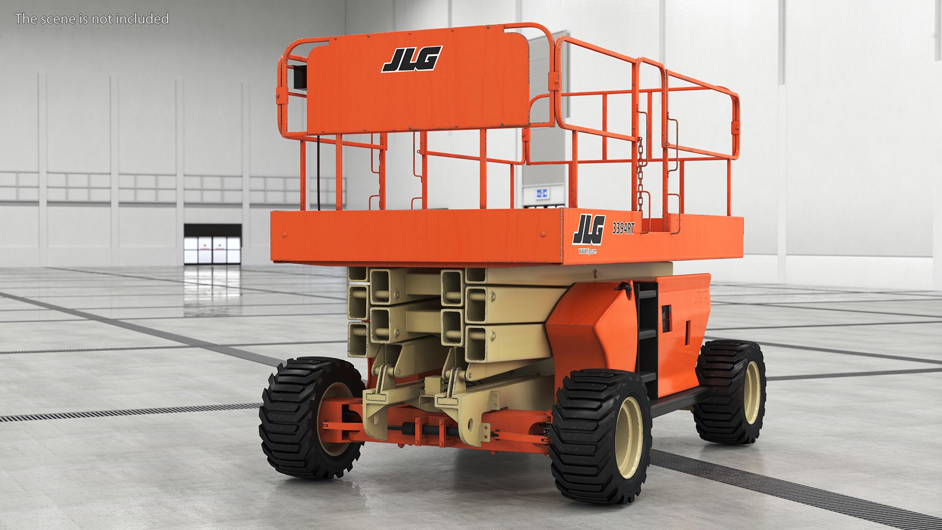 3D Model JLG 3394RT Scissor Lift - TurboSquid 2232876