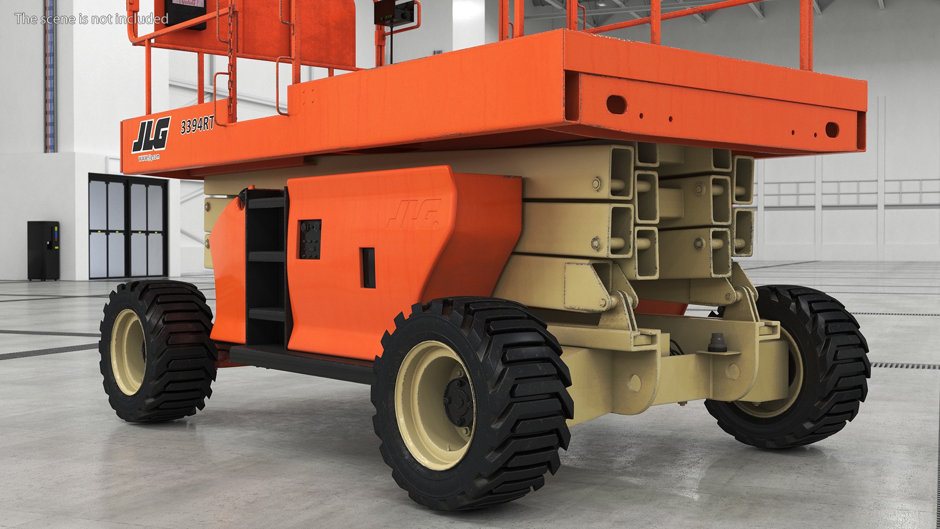 3D Model JLG 3394RT Scissor Lift - TurboSquid 2232876