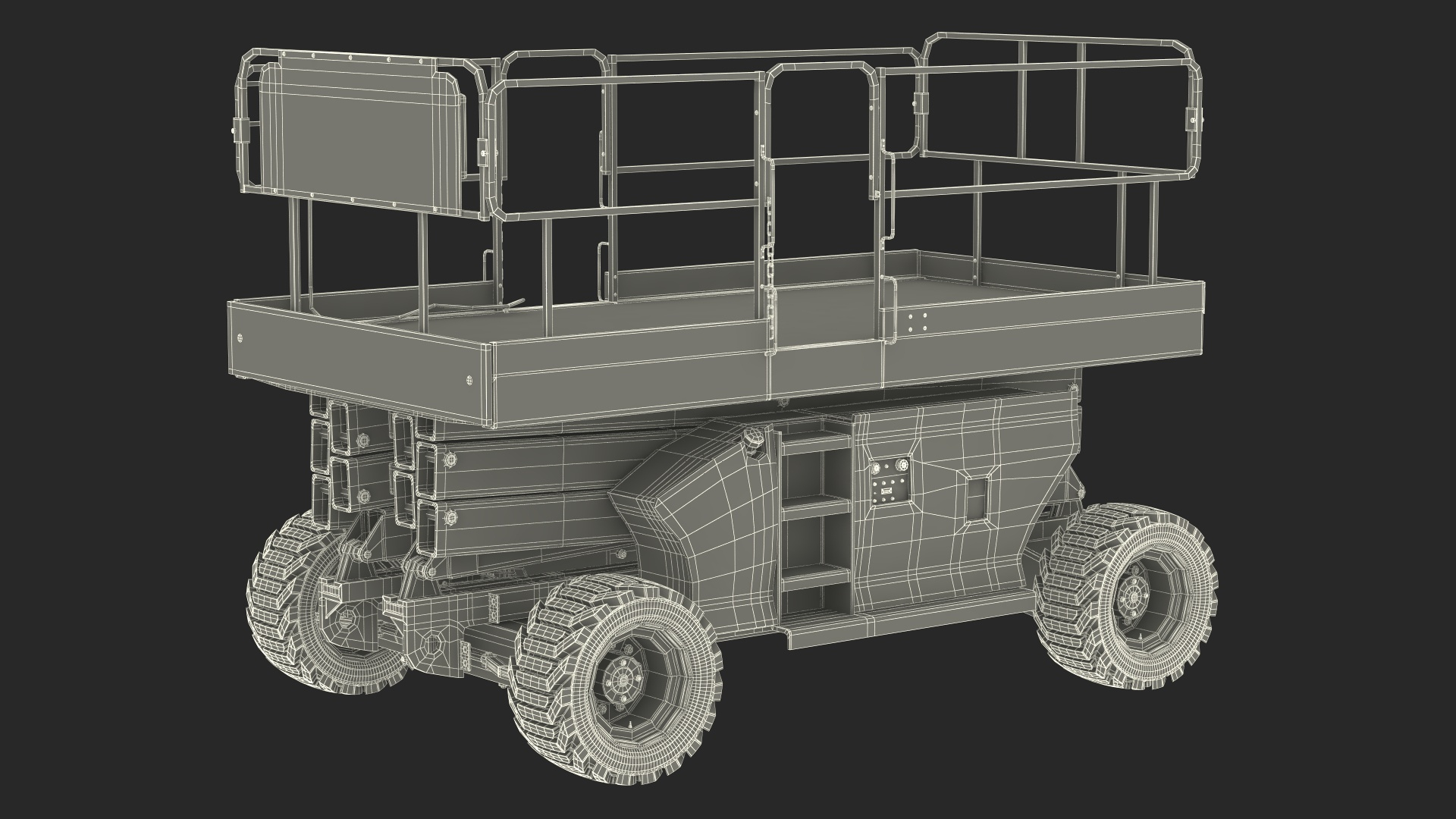 3D Model JLG 3394RT Scissor Lift - TurboSquid 2232876