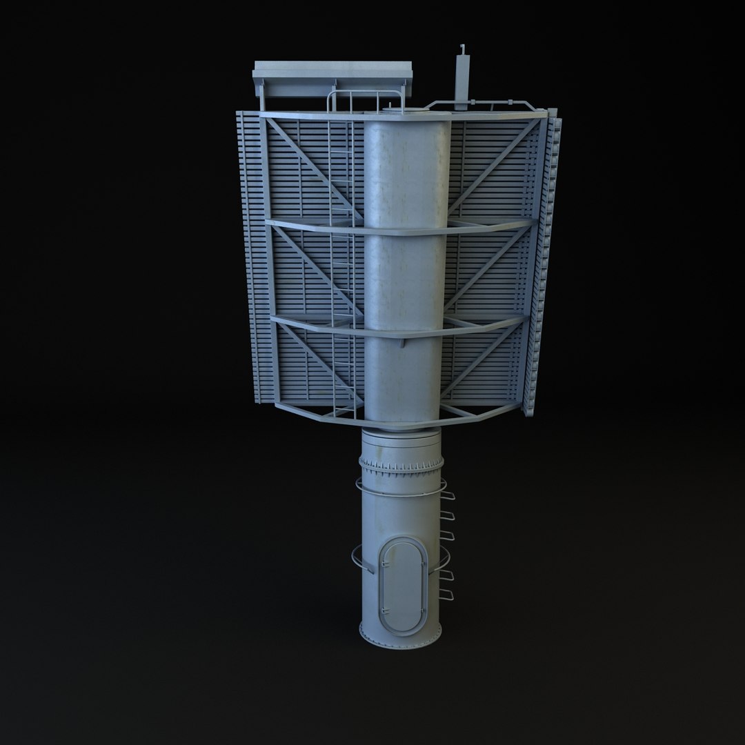 3d Model Sps-48 Radar Parts