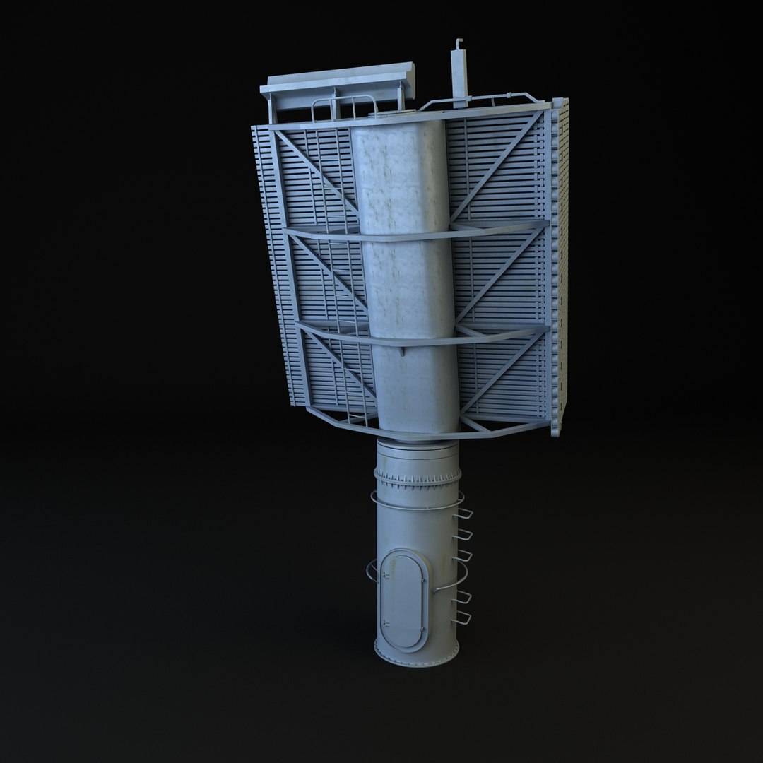3d Model Sps-48 Radar Parts