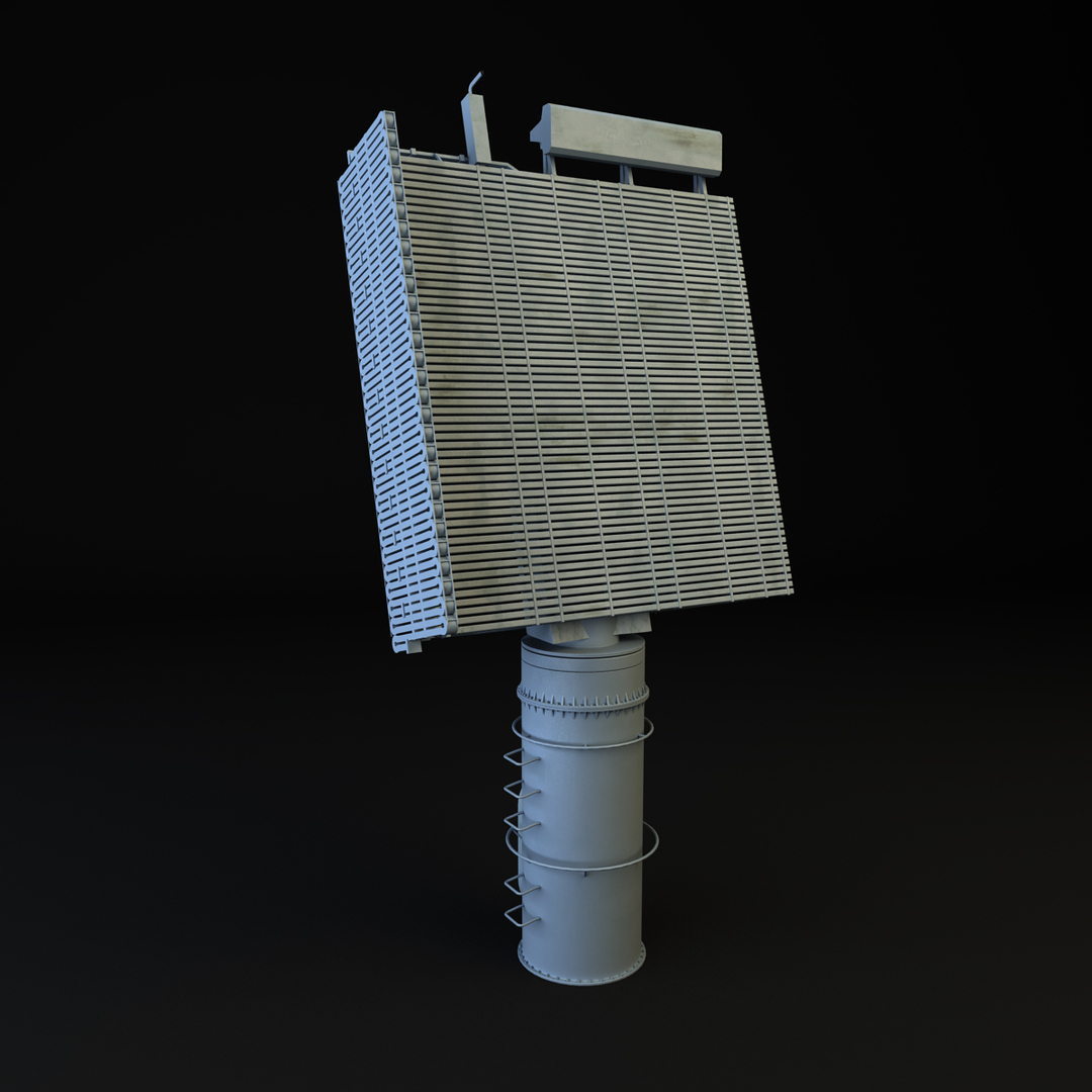 3d Model Sps-48 Radar Parts