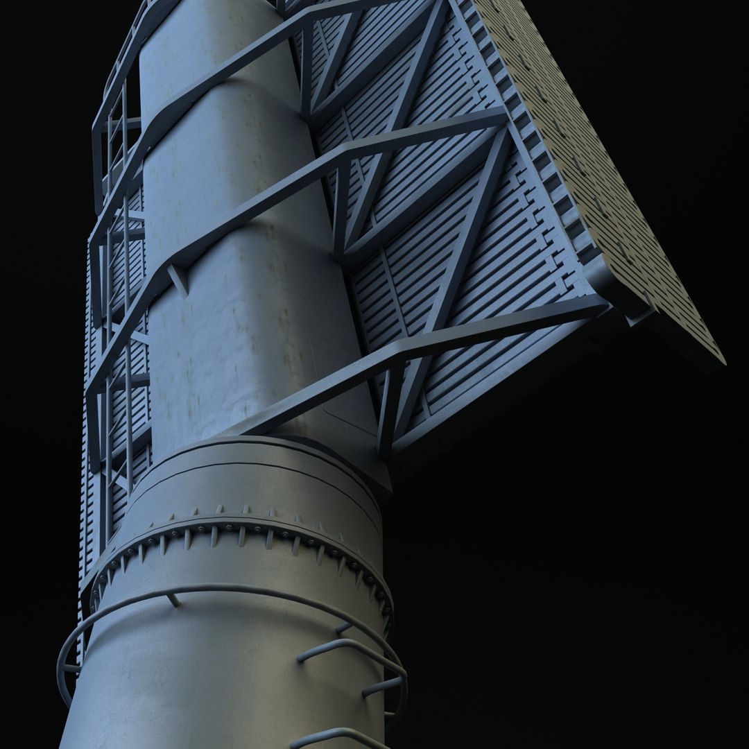 3d Model Sps-48 Radar Parts