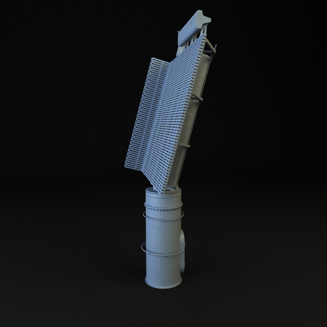 3d Model Sps-48 Radar Parts