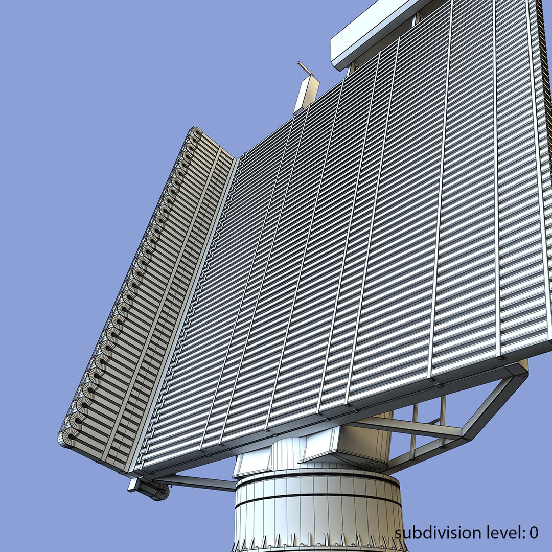 3d Model Sps-48 Radar Parts
