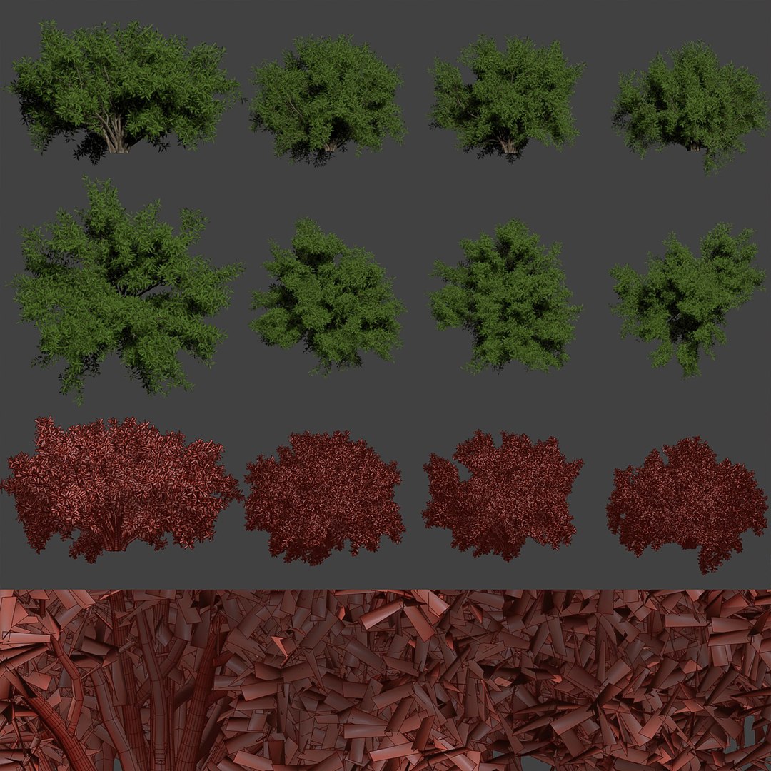 3D Bushes for garden collection vol 210 model - TurboSquid 2067066