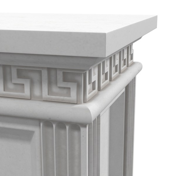 3d column base greco roman