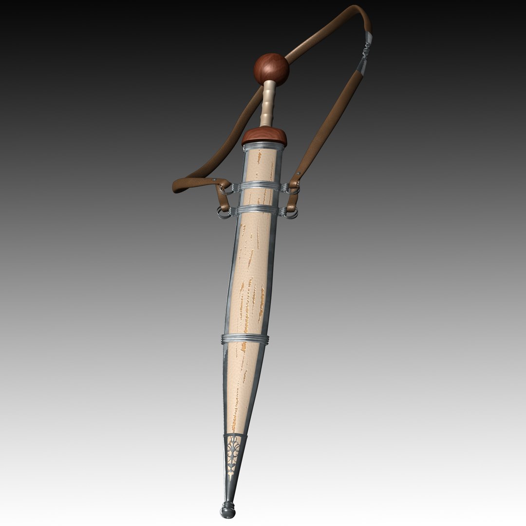 Roman Sword 3d Obj