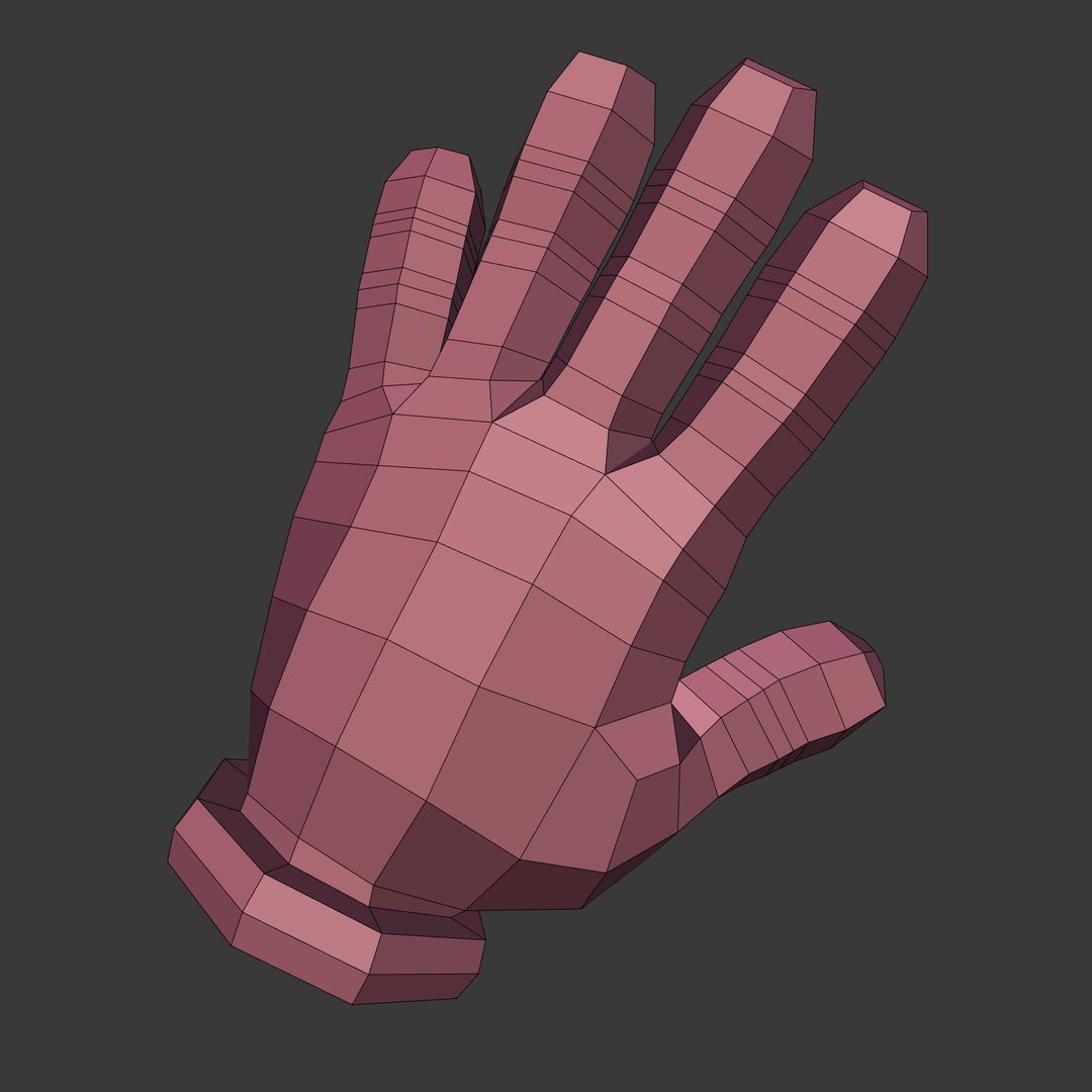 3D cartoon hand model - TurboSquid 1294184