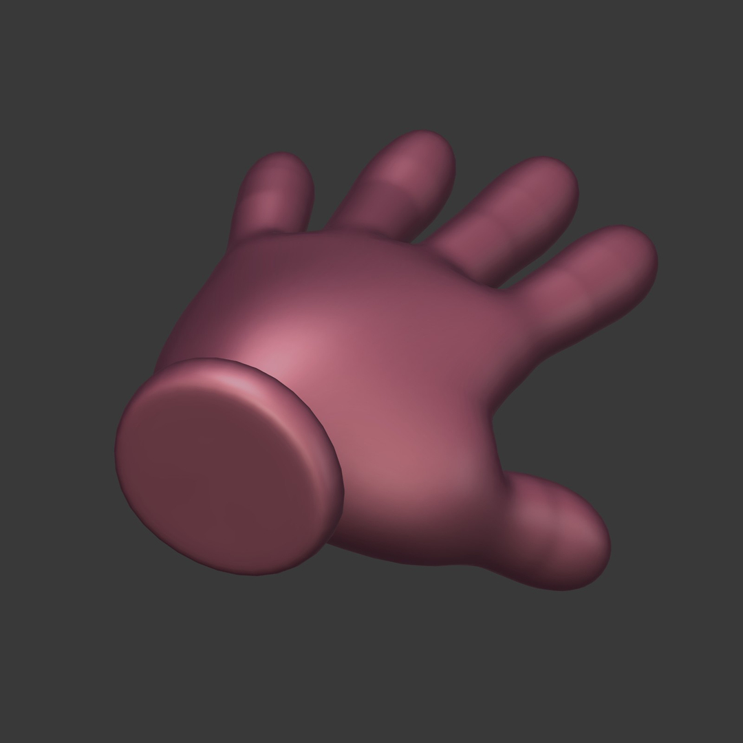 3D cartoon hand model - TurboSquid 1294184
