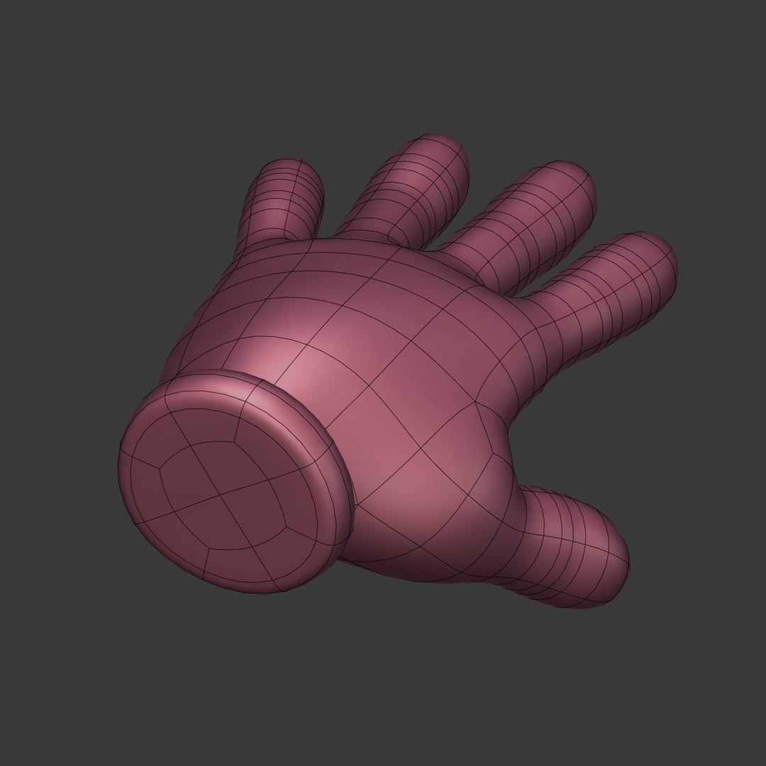 3D cartoon hand model - TurboSquid 1294184
