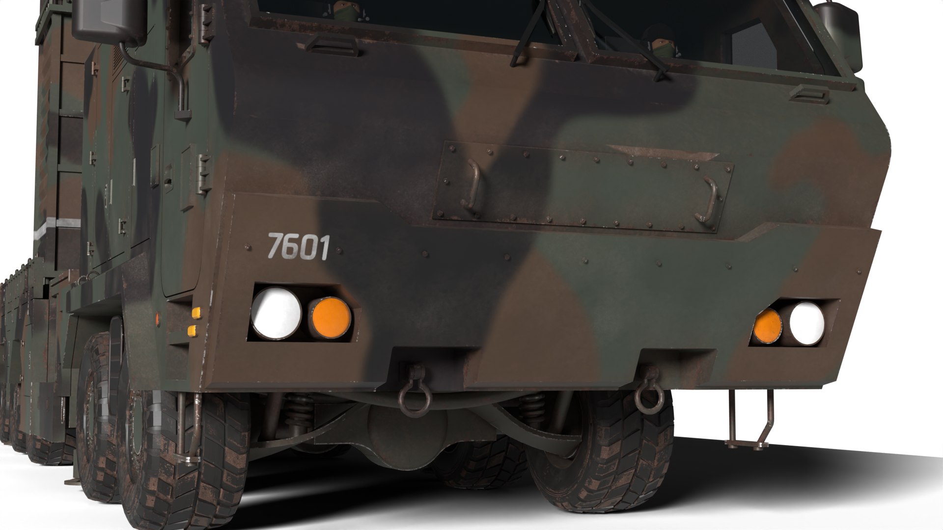 3D Missile Launcher Hyunmu - TurboSquid 2214656