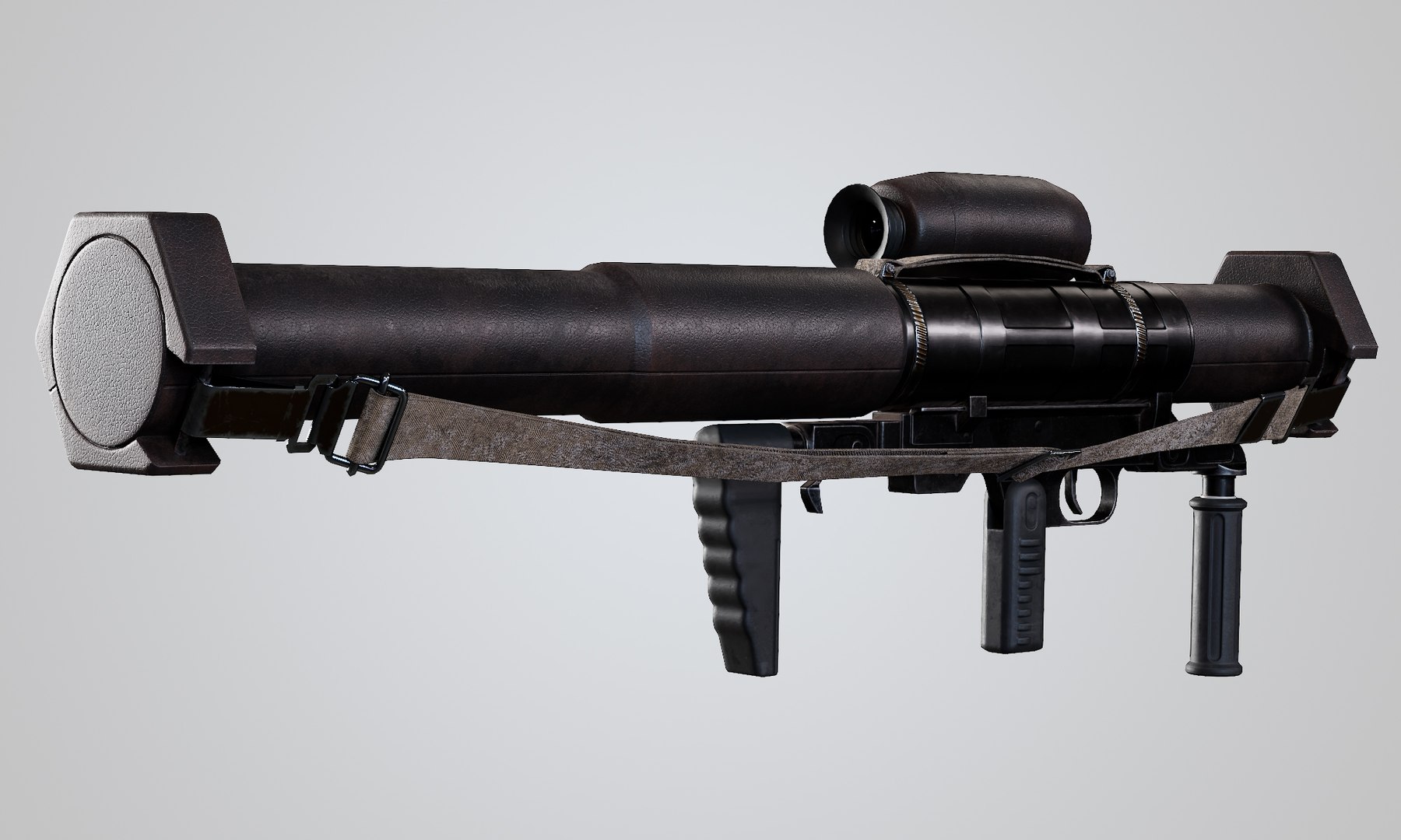 3D Panzerfaust 3 Rocket Launcher Model - TurboSquid 2029421