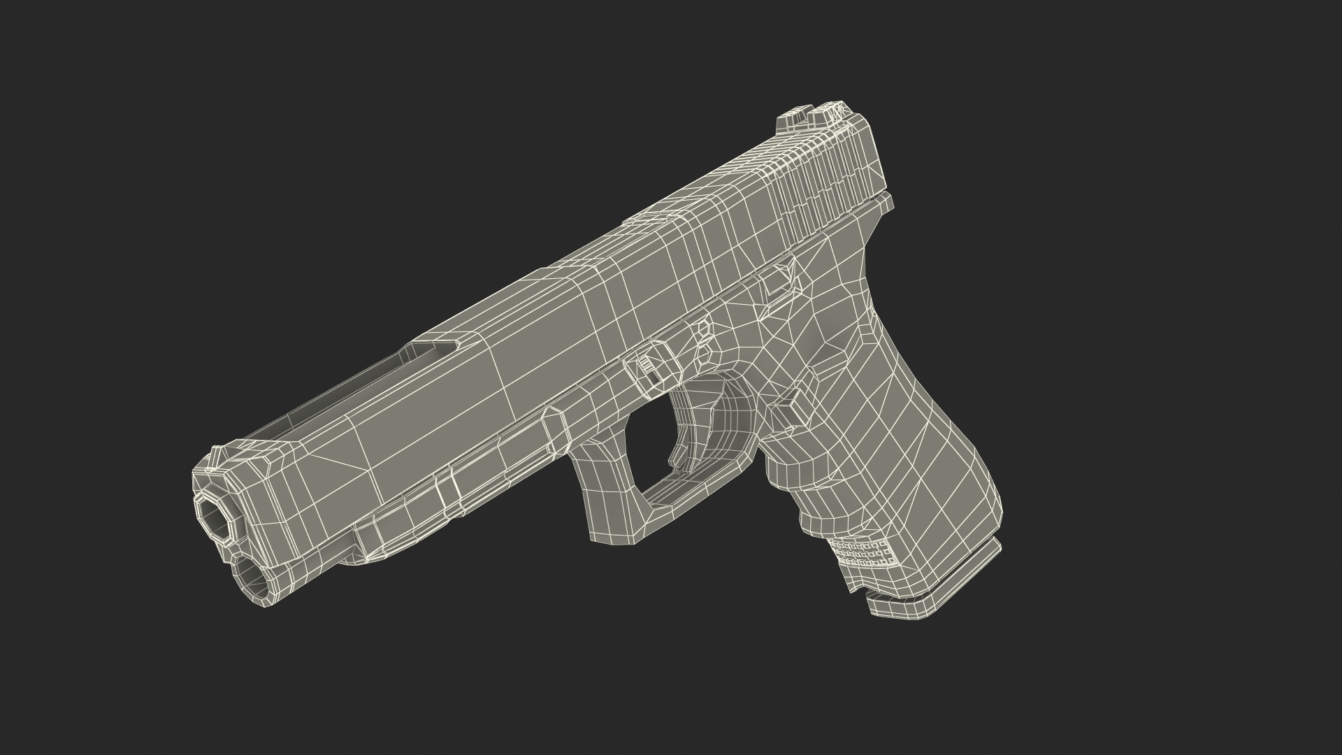 9mm Competition Pistol 3D - TurboSquid 2155086