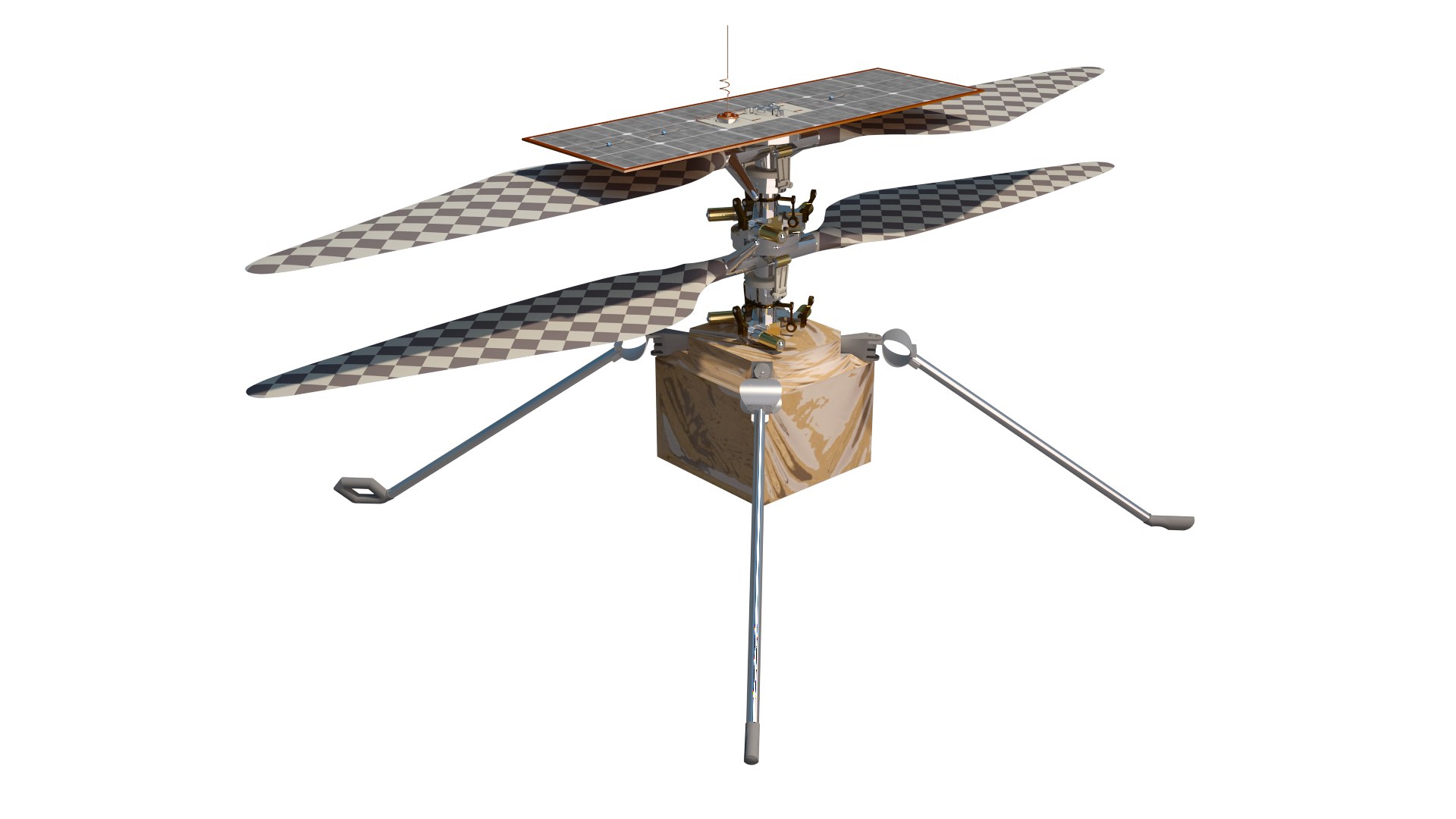 3D Mars Helicopter Ingenuity Model - TurboSquid 1720648