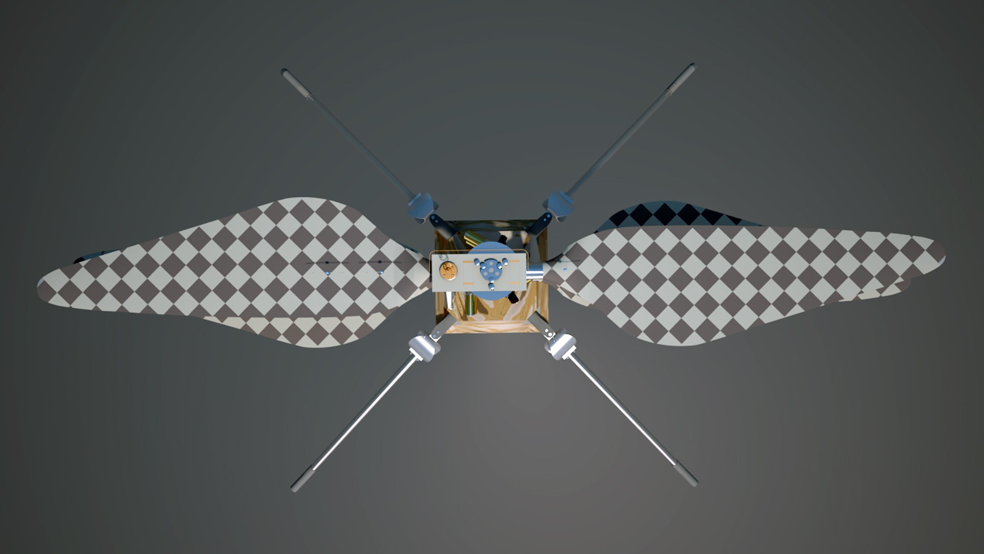 3D Mars Helicopter Ingenuity Model - TurboSquid 1720648