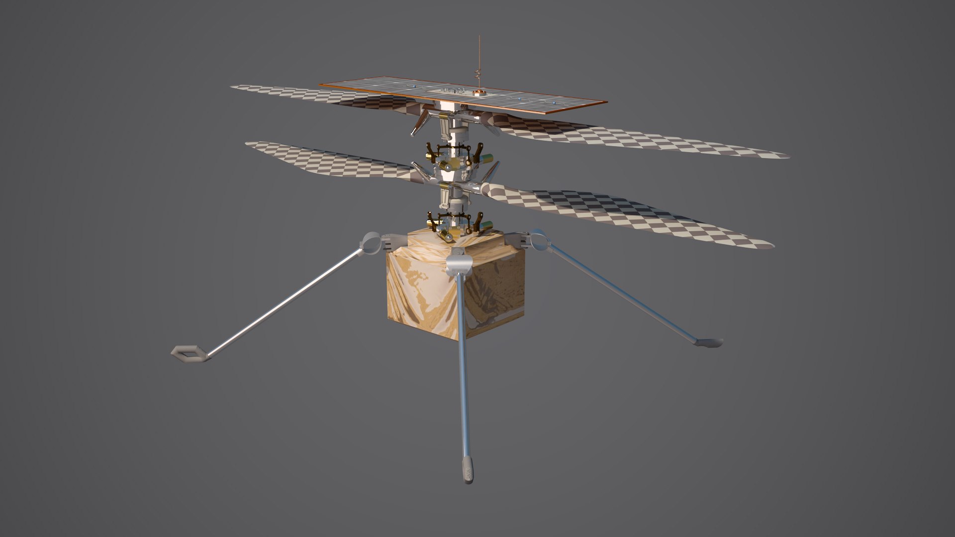 3D Mars Helicopter Ingenuity Model - TurboSquid 1720648