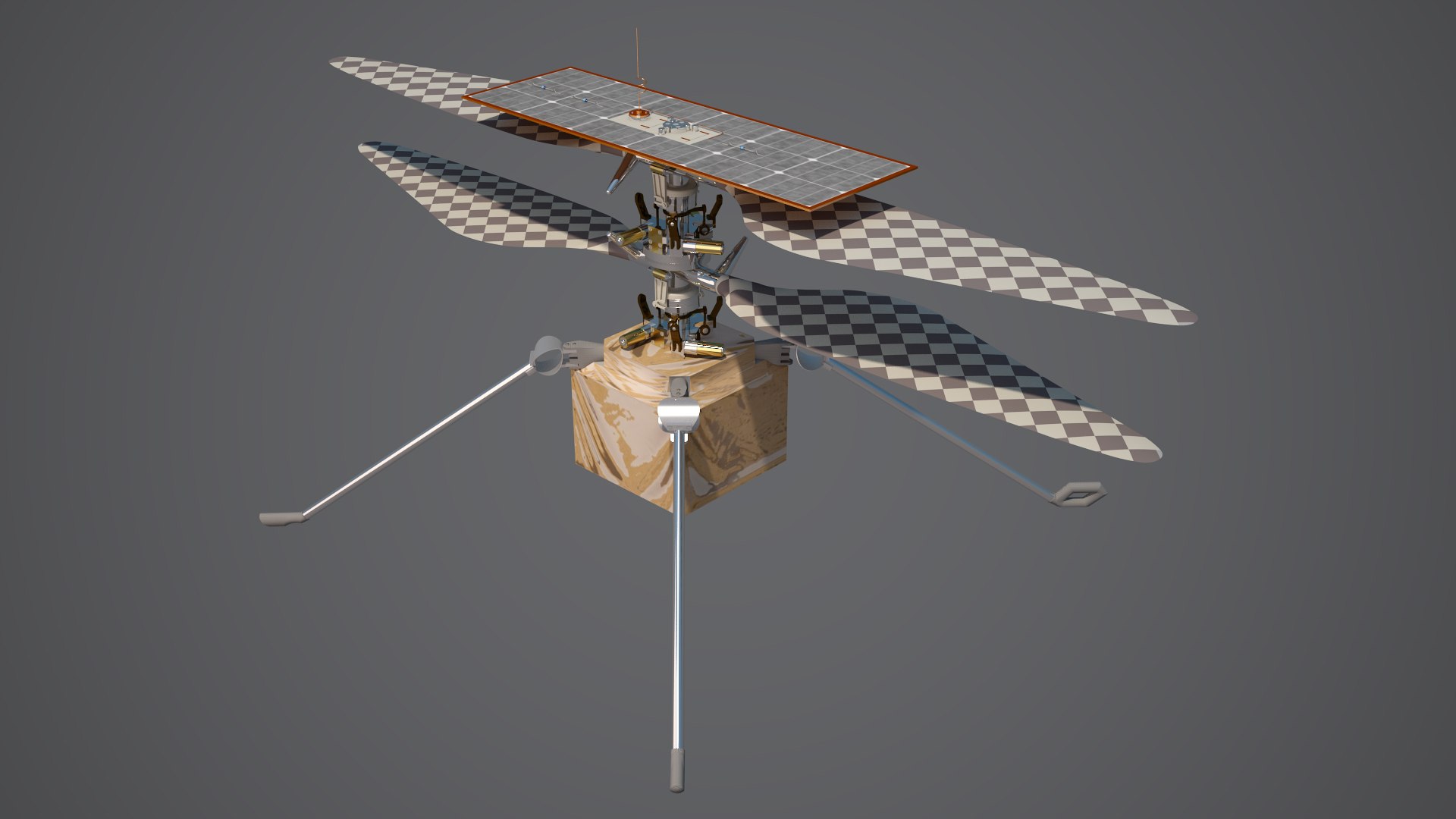 3D Mars Helicopter Ingenuity Model - TurboSquid 1720648