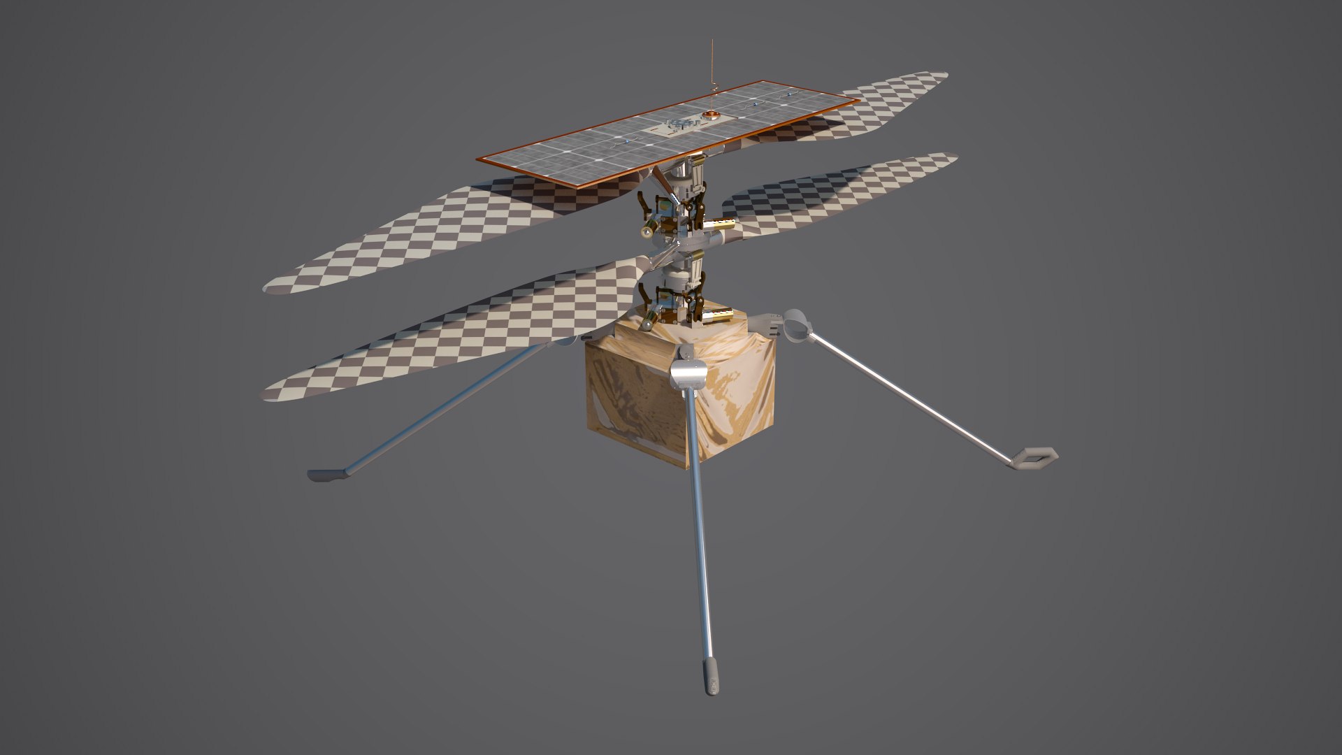 3D Mars Helicopter Ingenuity Model - TurboSquid 1720648