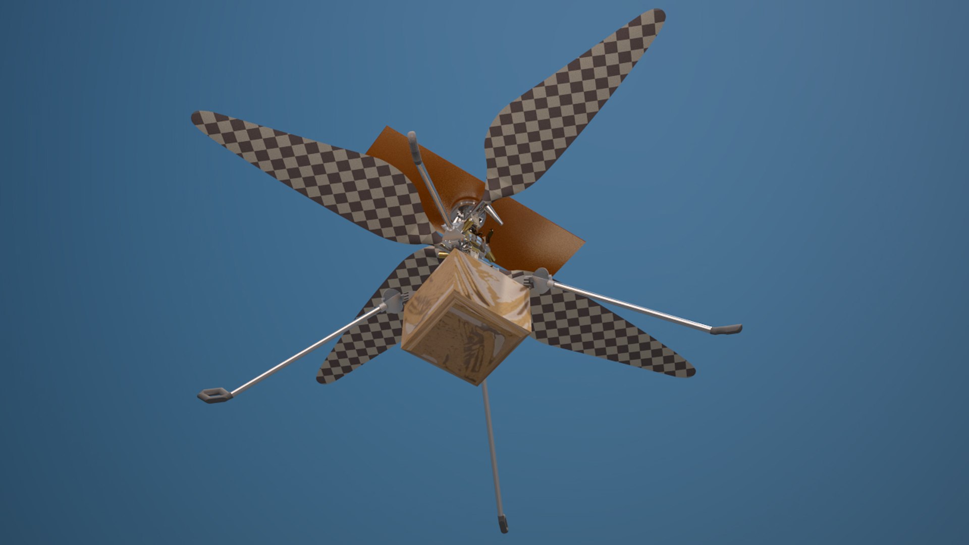 3D Mars Helicopter Ingenuity Model - TurboSquid 1720648