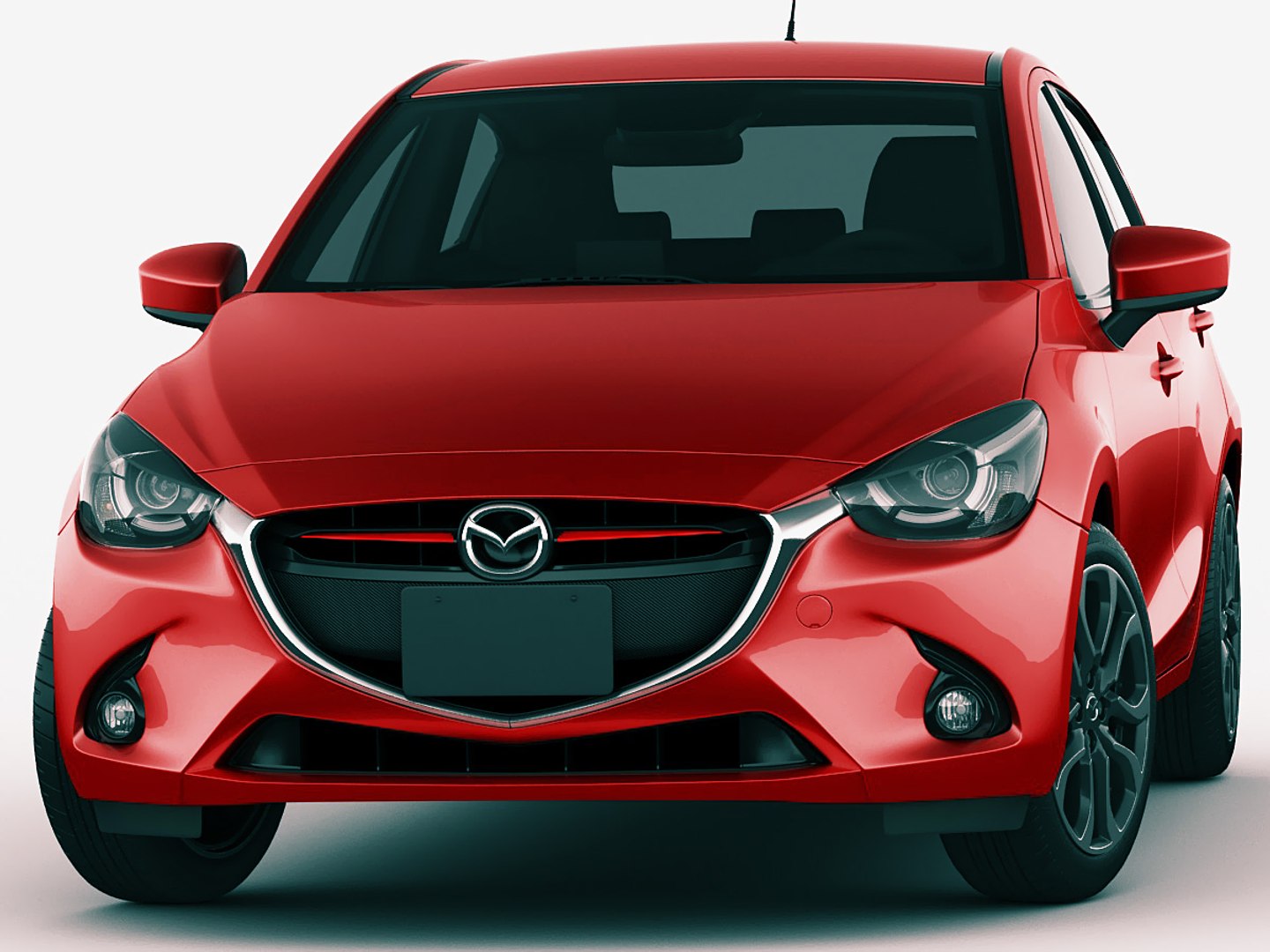 Details Demio Mazda 2 3d Model
