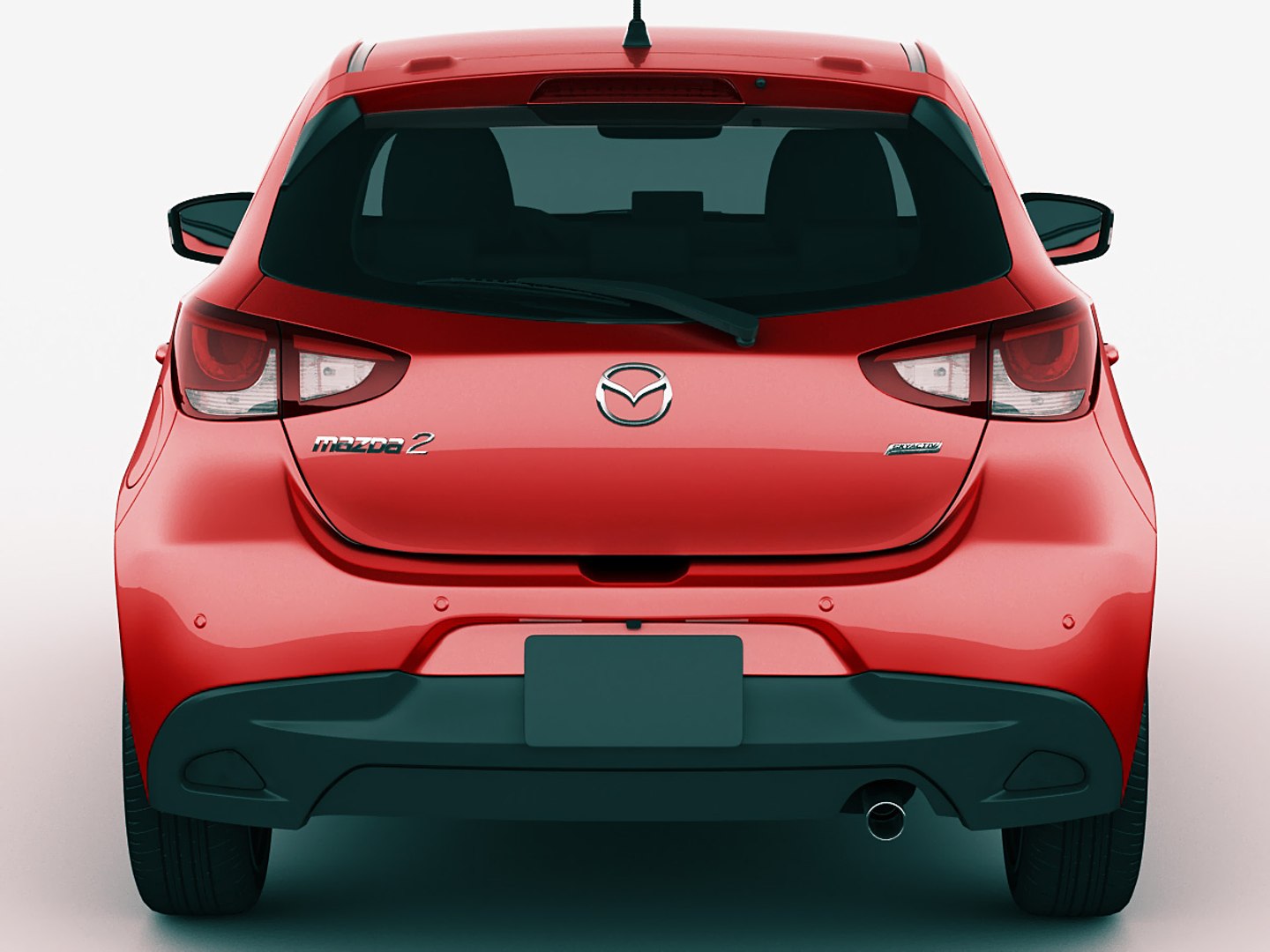 Details Demio Mazda 2 3d Model